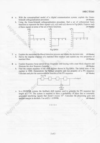 6th Semester Electronic and Communication Engineering (2013-June ...