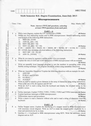 6th Semester Electronic and Communication Engineering (2013-June ...