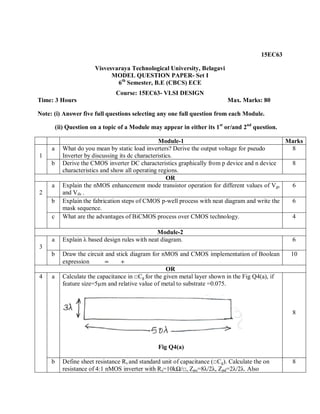 6th EC CBCS Model question papers | PDF