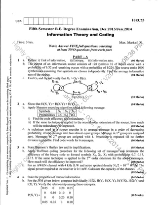 6th ec & te question papers dec 2013 | PDF