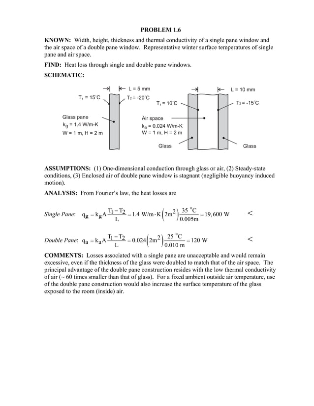 6th ed solution manual---fundamentals-of-heat-and-mass-transfer | PDF