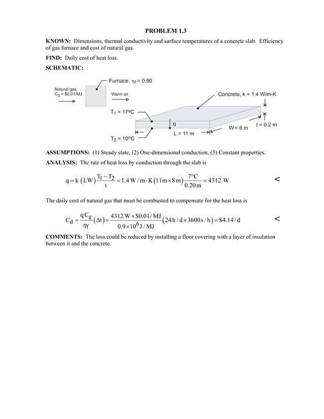 6th Ed Solution Manual Fundamentals Of Heat And Mass Transfer