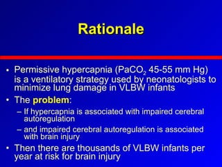 6 The Effects Of Hypercapnia On Cerebral Autoregulation And Neonatal ...