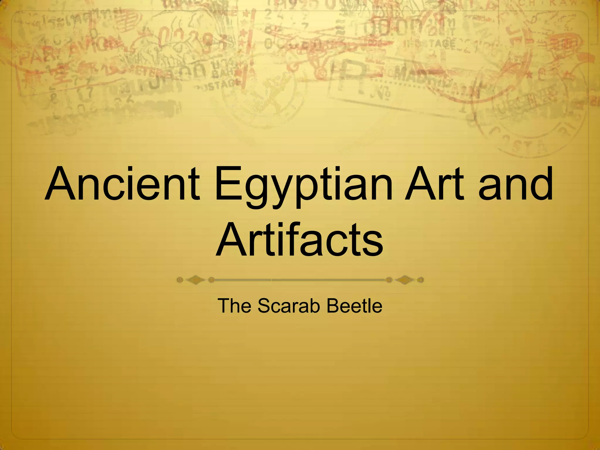 6th egyptian scarab | PPTX