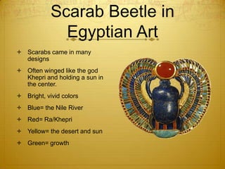 Egyptian Scarab Beetle
