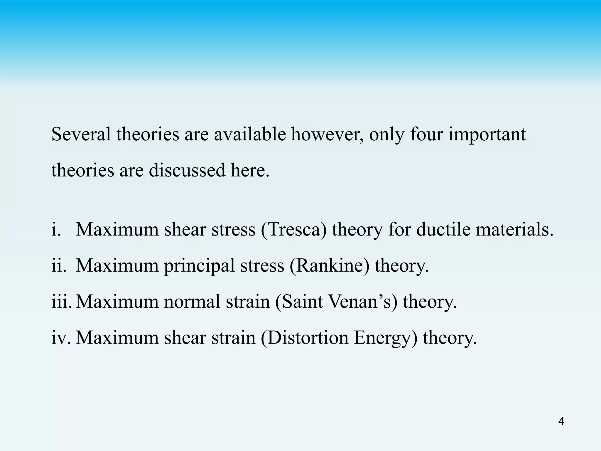 6 Machine design theories of failure | PPT