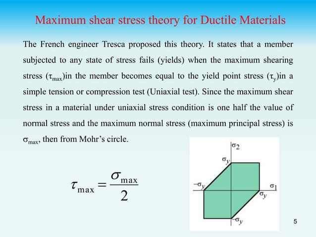 6 Machine design theories of failure | PPT | Physics | Science