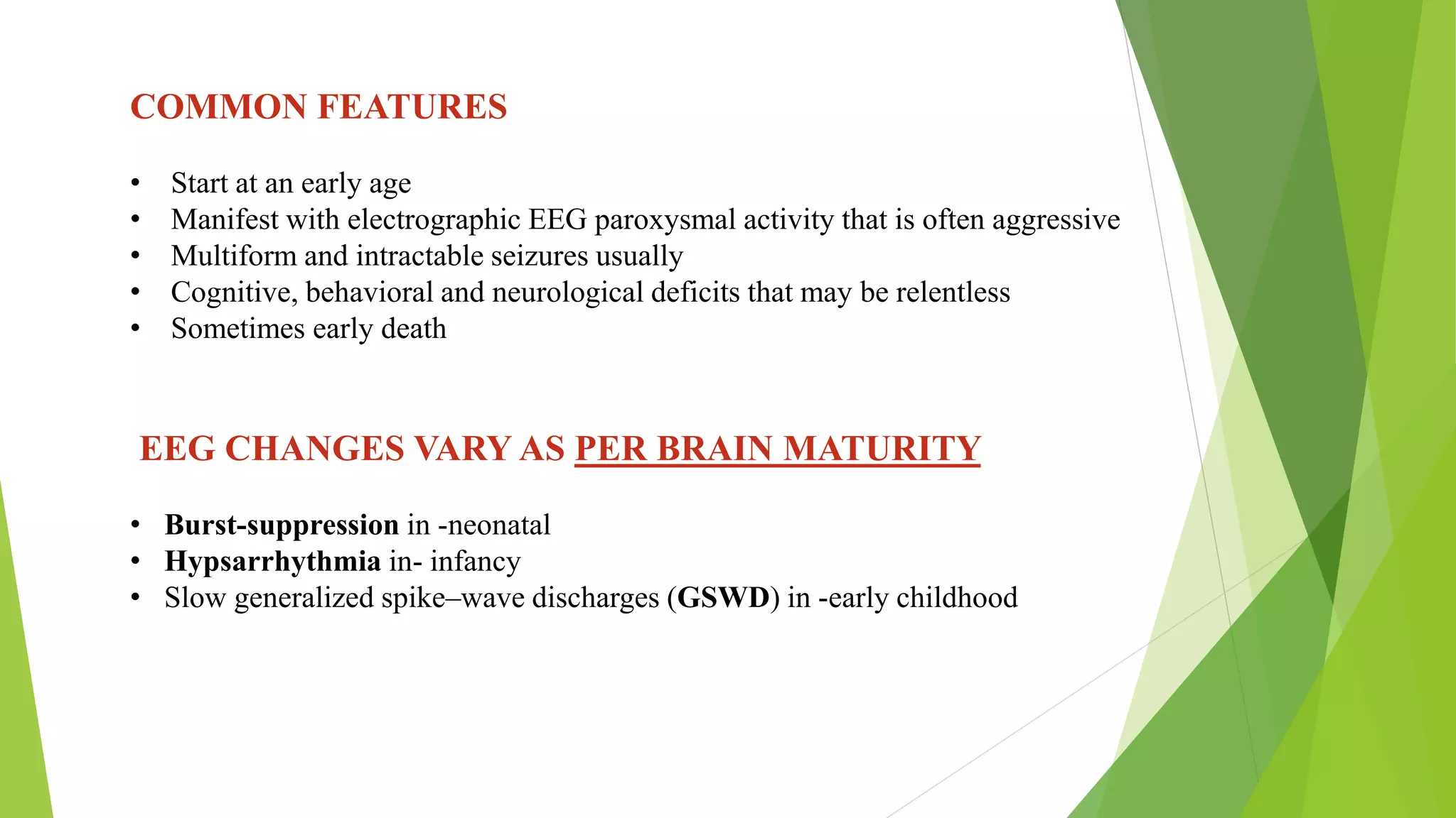 EPILEPTIC ENCEPHALOPATHY | PPTX
