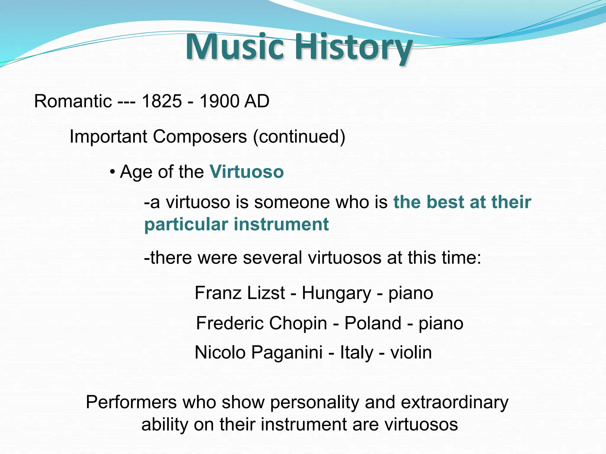 6 The Romantic period powerpoint presentation | PPT