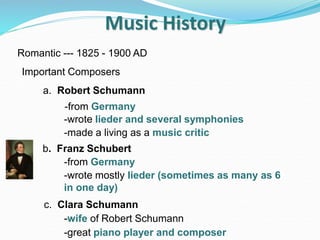 6 The Romantic period powerpoint presentation | PPT