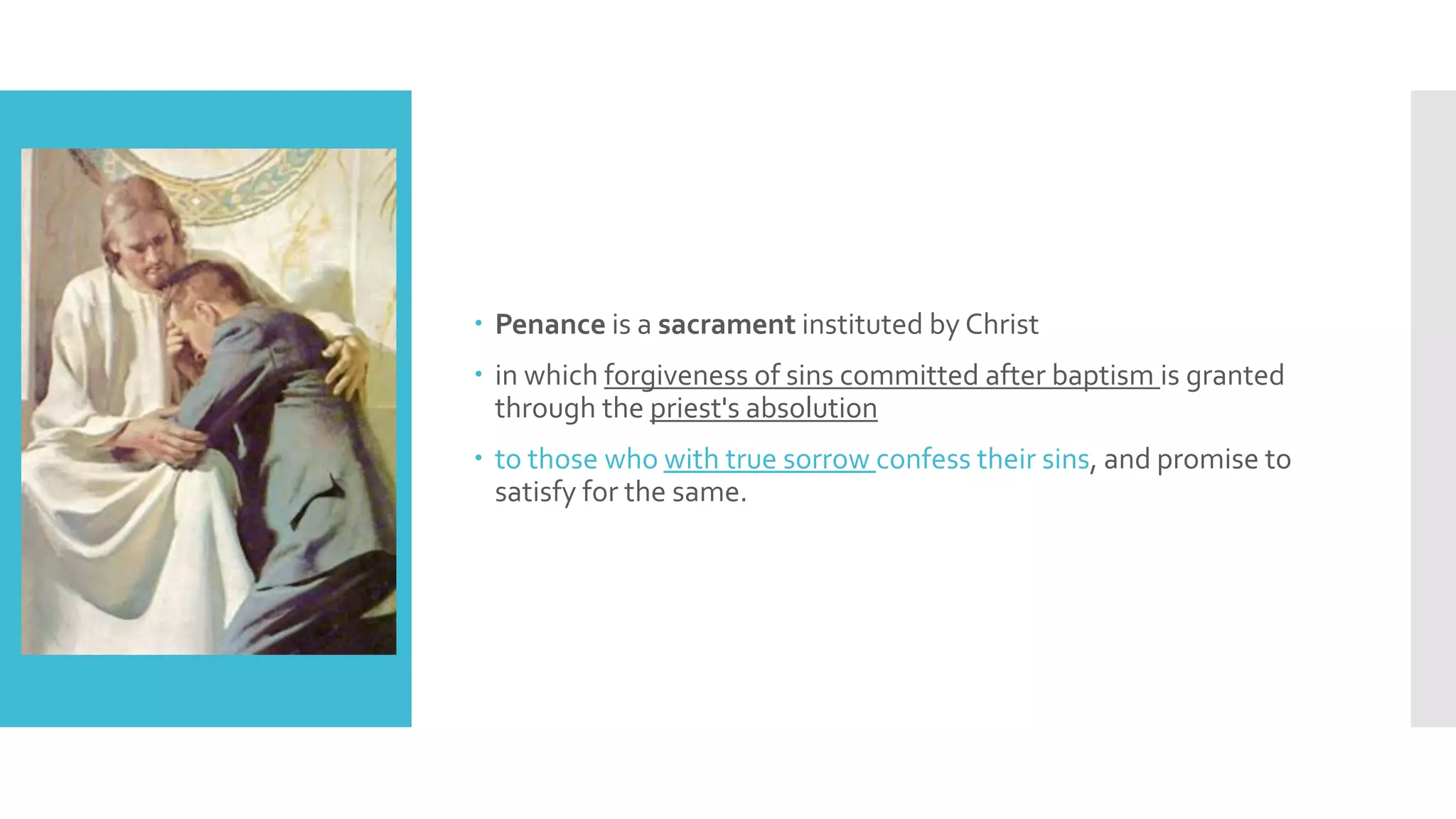 the sacrament of penance | PPTX