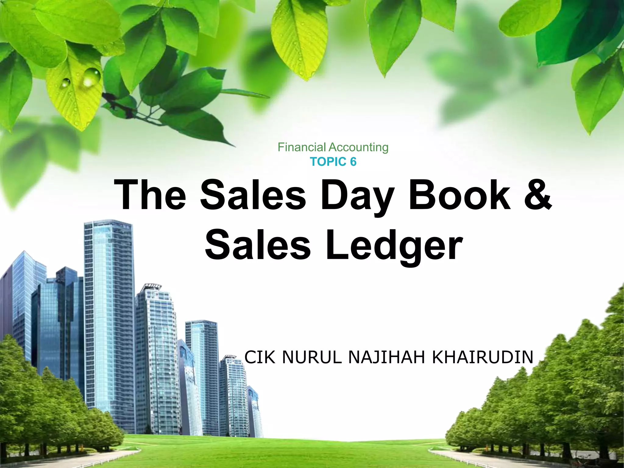 The Sales Day Book & Sales Ledger.pptx