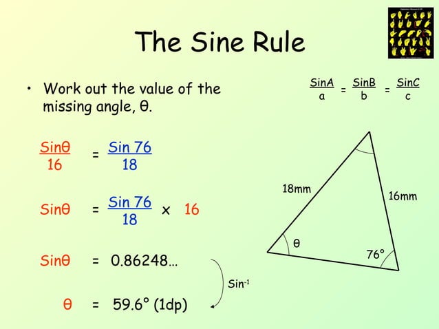 The Sine rule for secondary mathematics. | PPT