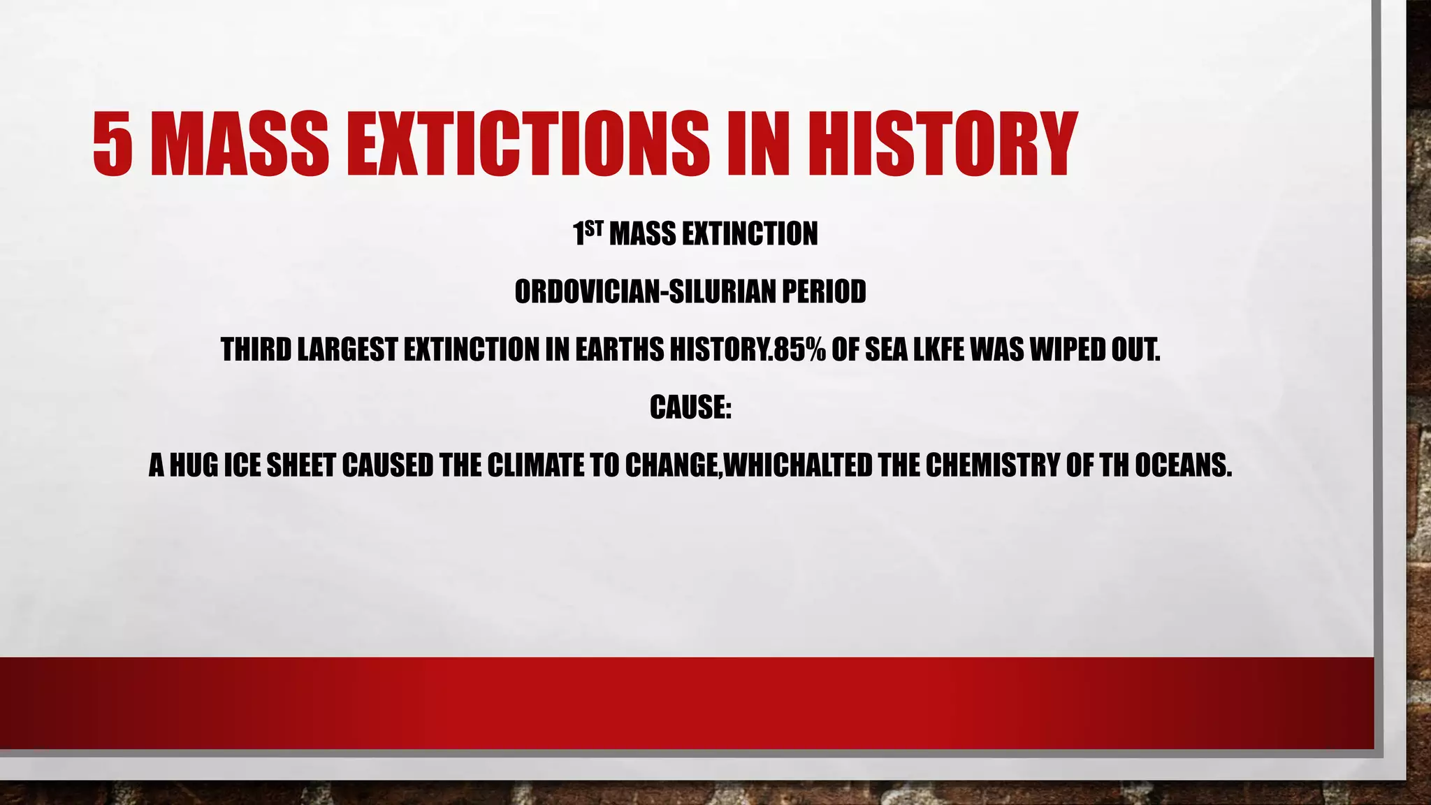 6 th extinction | PPTX