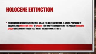 6 th extinction | PPTX