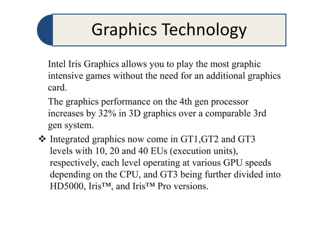 6th gen intel processor | PPT