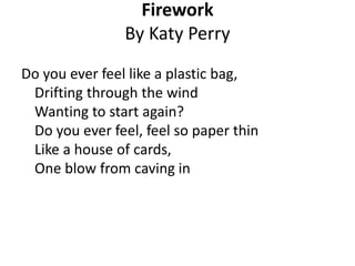 6th grade. Simile in Poetry | PPT