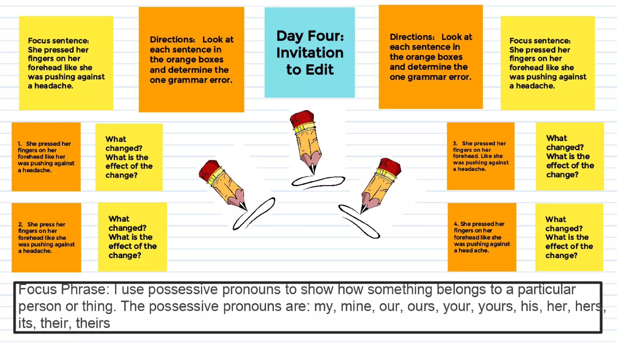 6th grade possessive pronouns | PDF