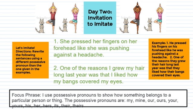 6th grade possessive pronouns | PDF