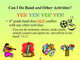 6th Grade Band Improved | PPT