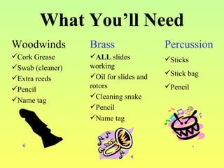 6th Grade Band Improved | PPT