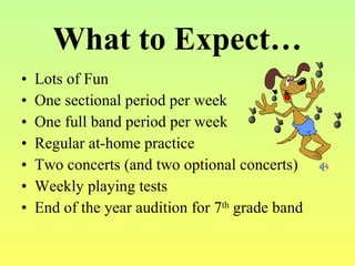 6th Grade Band Improved | PPT