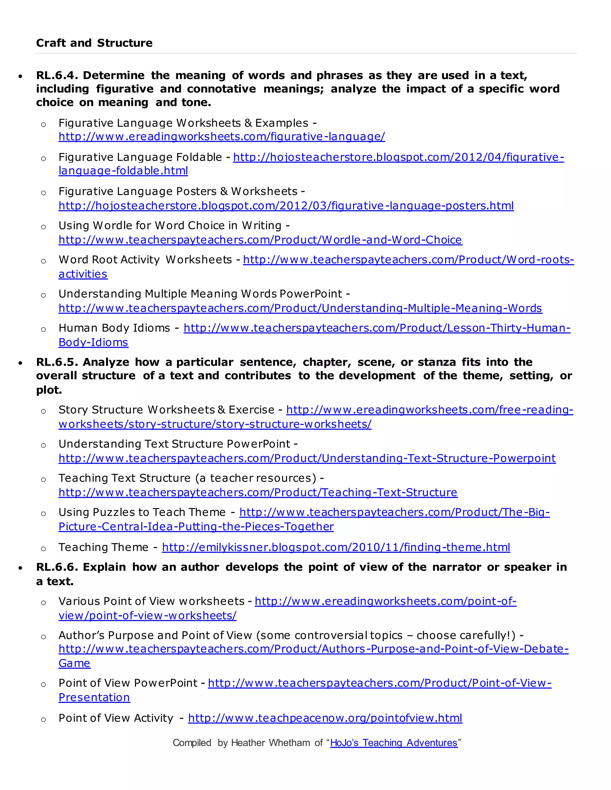 6th grade common core | PDF