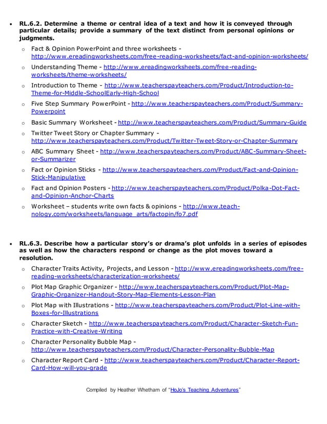 6th grade common core | PDF