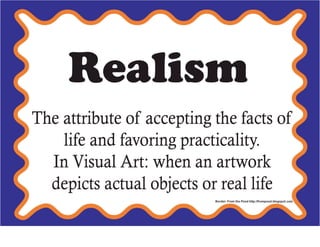 6th Grade Common Core Vocabulary for Visual Art | PDF