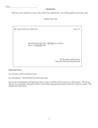 6th Grade Country Report Packet | DOCX
