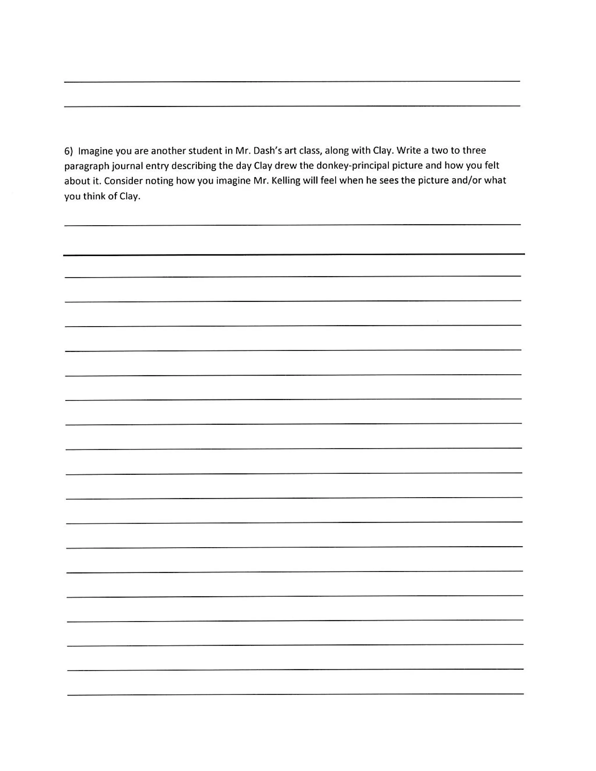 6th grade ela summer packet | PDF