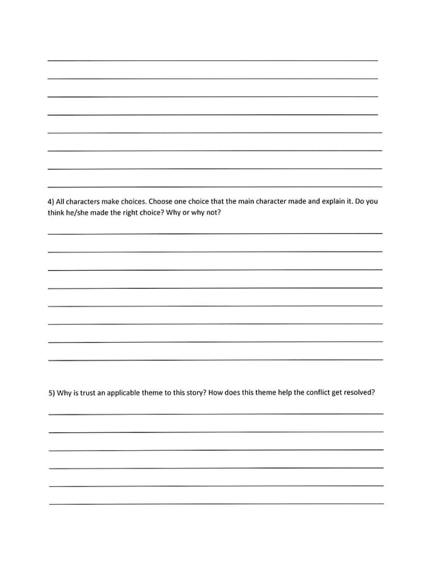 6th grade ela summer packet | PDF | Education