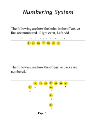6th Grade Football Playbook | PDF
