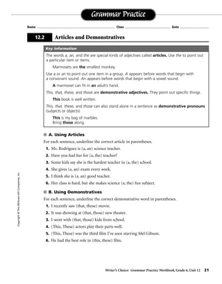 6th grade grammar_workbook | PDF
