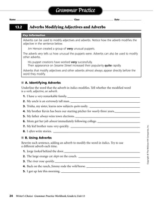 6th grade grammar_workbook | PDF