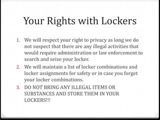 6th grade lockers | PPTX