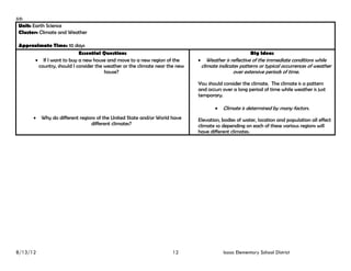 6th Grade Science Maps revised | PDF
