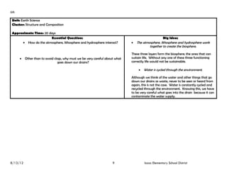 6th Grade Science Maps revised | PDF