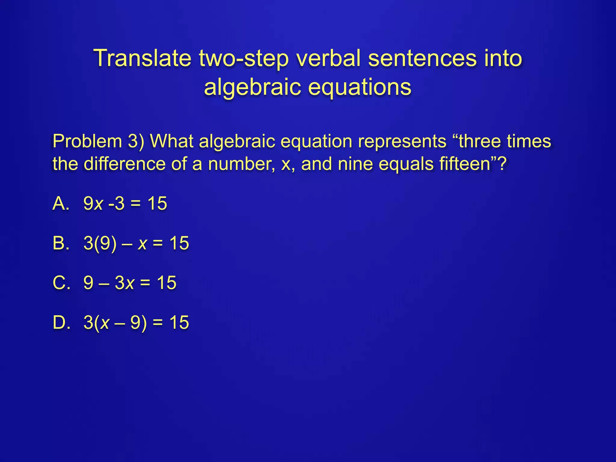 6th grade math algebra | PPTX