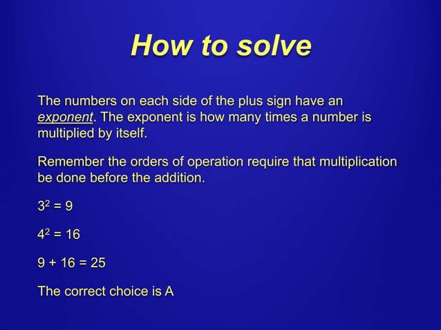 6th grade math exponents | PPTX
