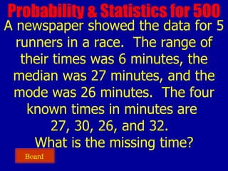 6th grade math taks jeopardy | PPT