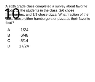 6th Grade CFA Example | PPT