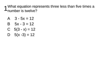 6th Grade CFA Example | PPT