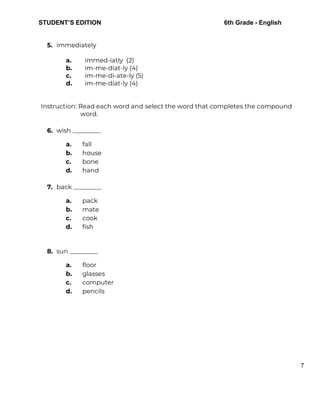 6th Grade Pre-Post Test 2022-2023 Students Edition (1).pdf