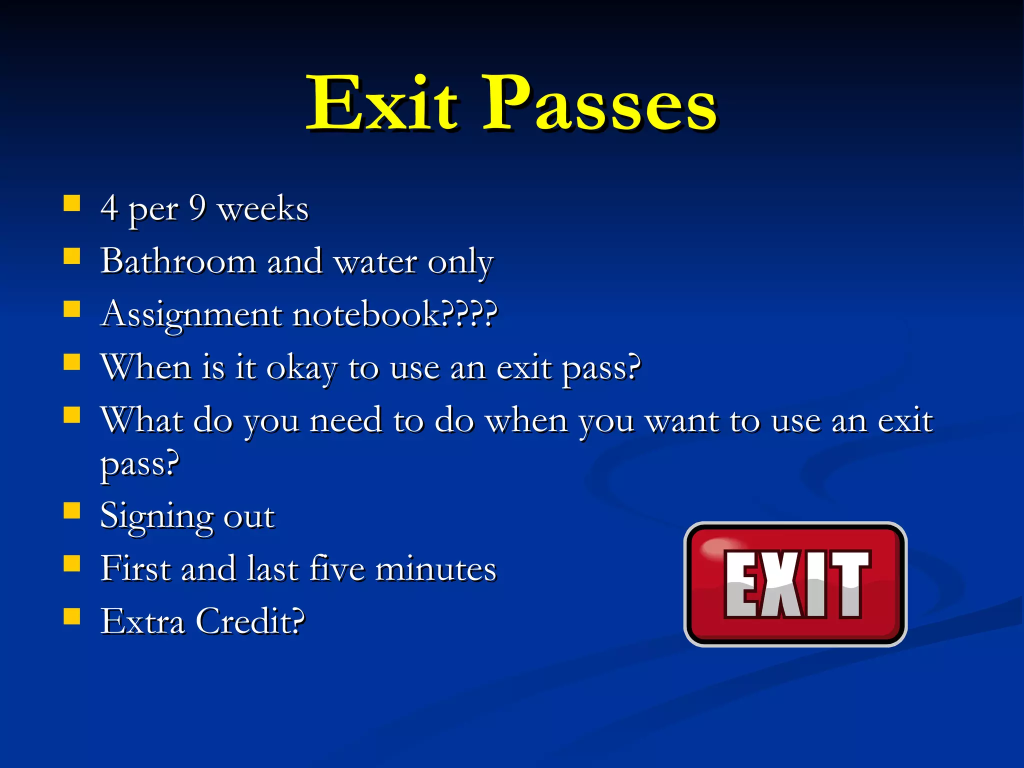 6th Grade Procedures | PPT