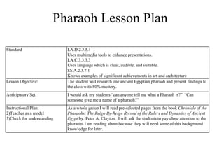 6th Grade Social Studies Egyptian Unit | PPT