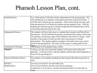 6th Grade Social Studies Egyptian Unit | PPT