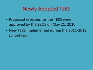 6th grade teks overview | PPT