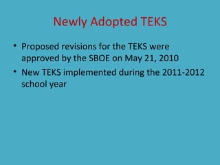 6th grade teks overview | PPT