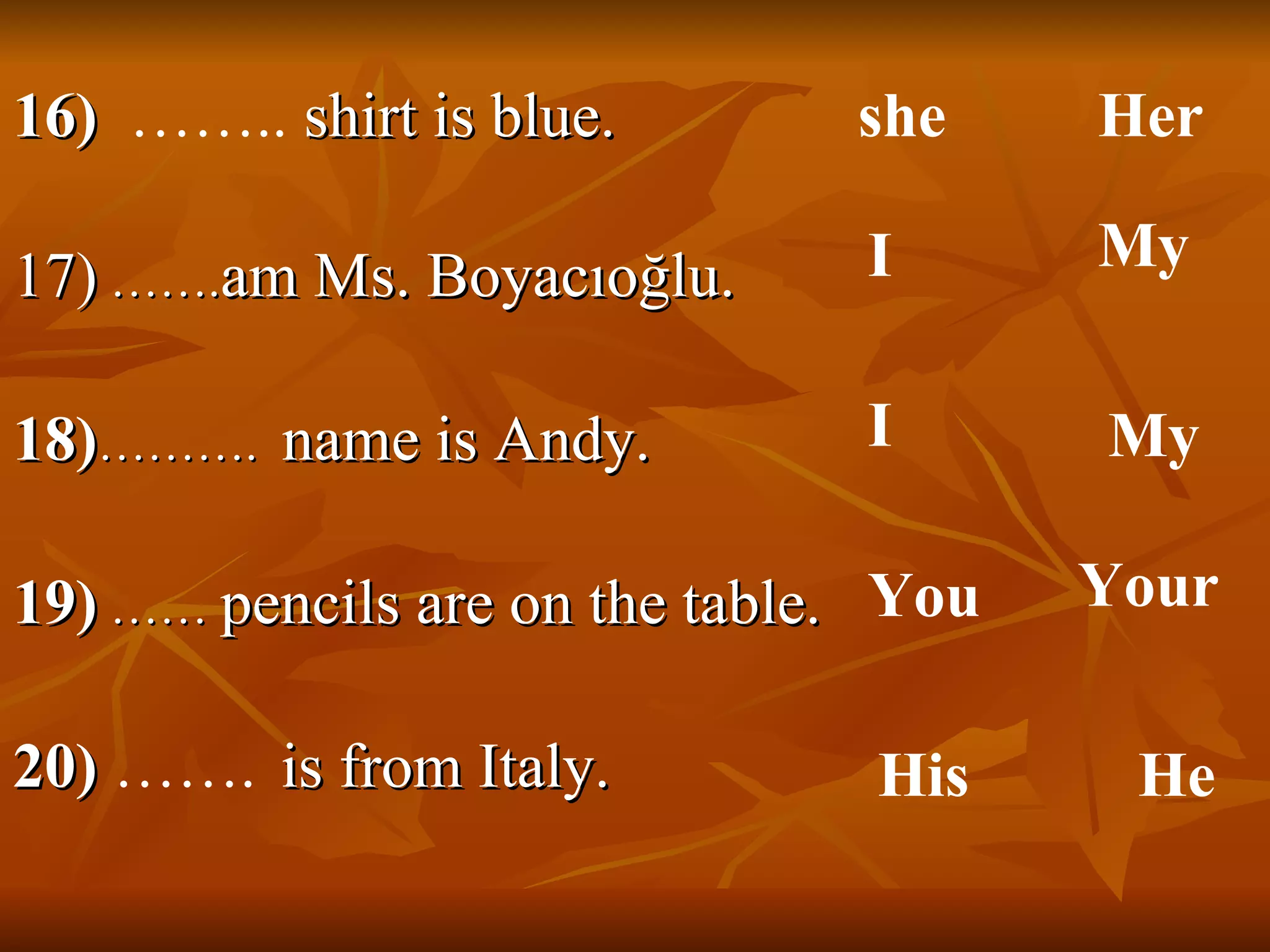 Pronouns for 6th Grades | PPS